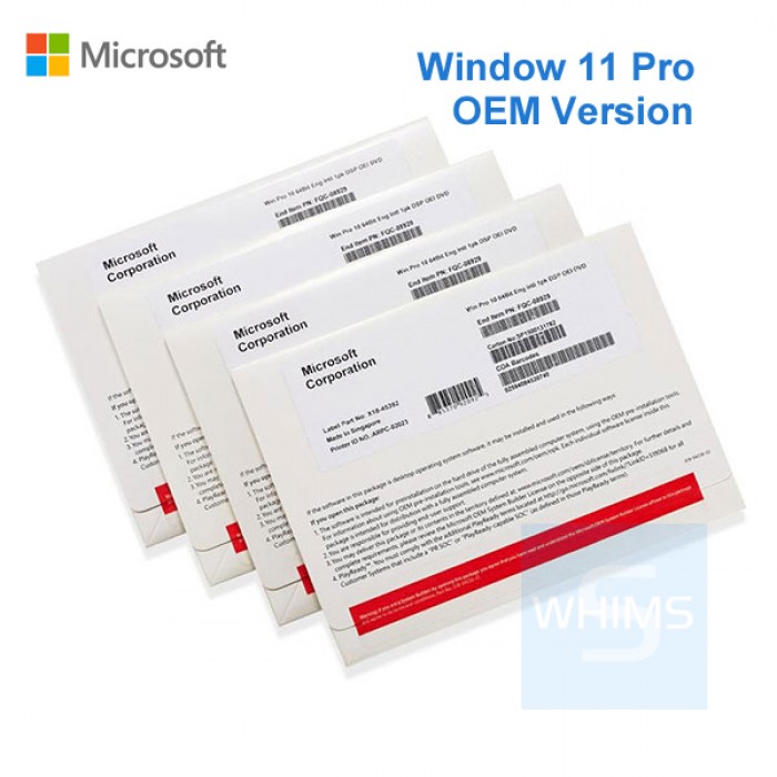 Microsoft - Windows 11 Pro 64Bit DVD ( 繁 / Eng OEM版 )