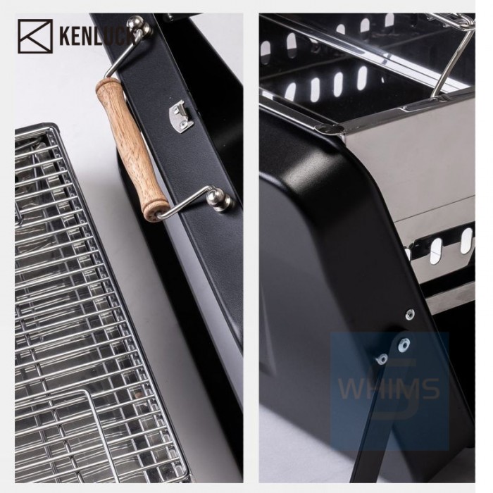 Kenluck - Party Grill / BBQ Matte Black