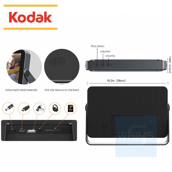 Kodak - 柯達 RWF-109 10寸 數碼相架 帶WiFi功能 - 煙灰色