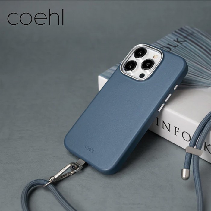 Uniq - Coehl Muse 質感可磁吸棉繩掛繩兩用手機殼 iPhone 15 Pro / Pro Max